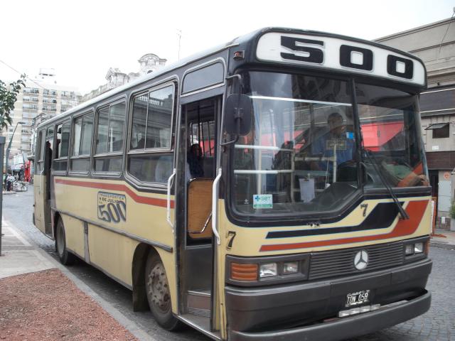 LINEA 500 (Amarillo) "Transportes 9 de Julio" en Tandil