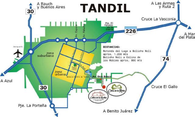 Colina de los Robles en Tandil